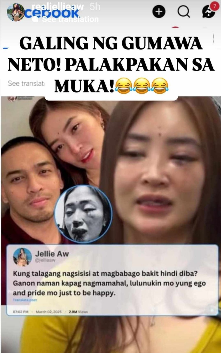 Jellie Aw Slams Post Claiming Her Reconciliation With Jam Ignacio ...