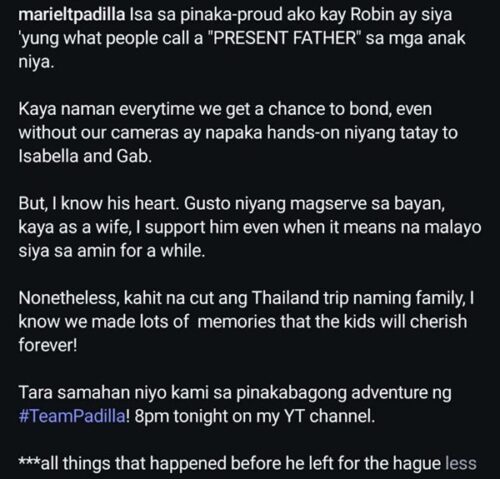 Mariel Padilla Shares Appreciation for Robin as a Loving, Present ...