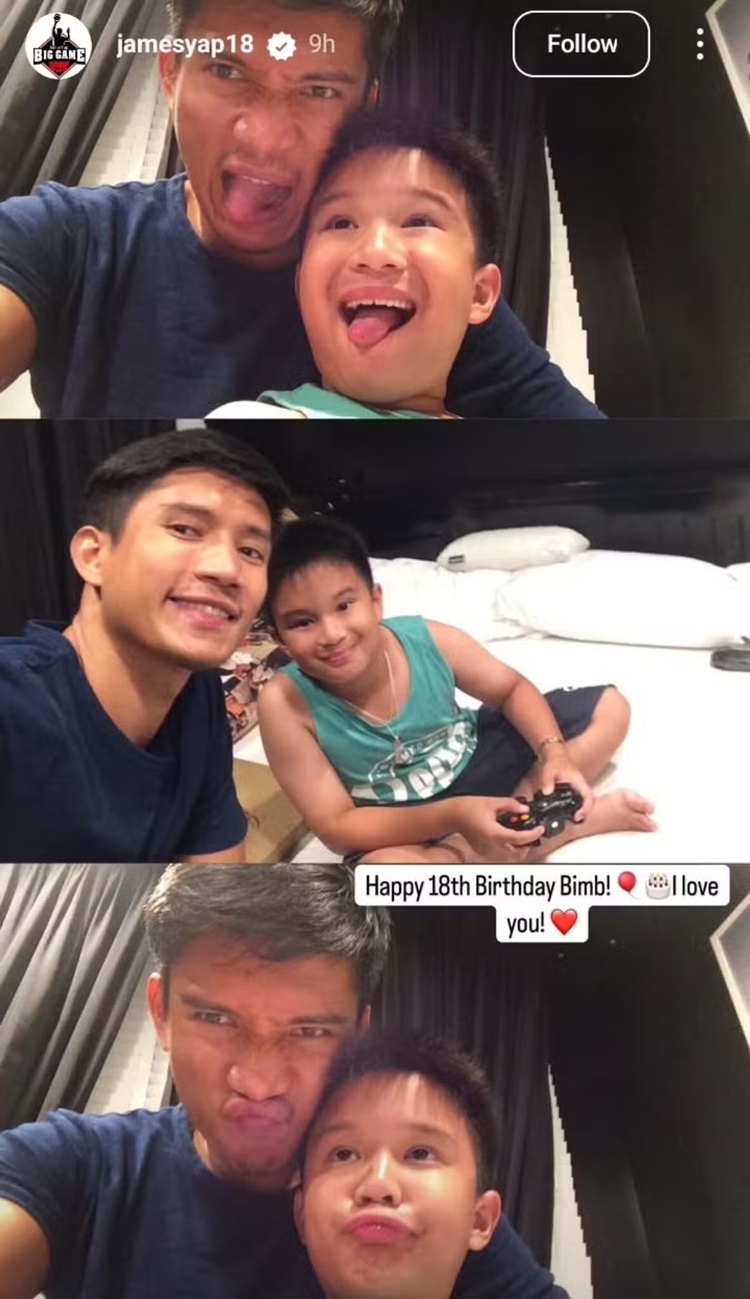 James Yap Greets Bimby On His 18th Birthday | PhilNews