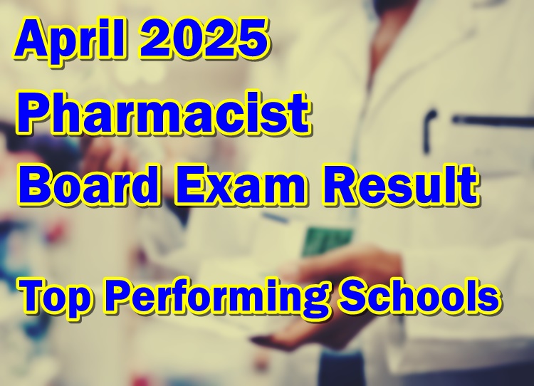 Pharmacist Board Exam Result April 2025 – Top Performing Schools | PhilNews