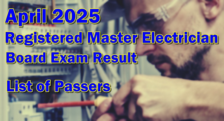 RME Board Exam Result April 2025 – List of Passers | PhilNews