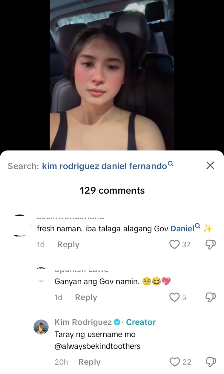 Kim Rodriguez and Daniel Fernando Issue Surfaces Online | PhilNews