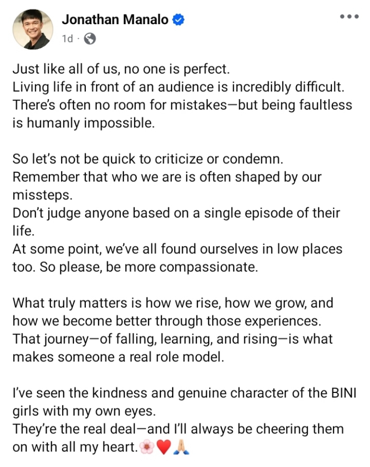 BINI Defended By ABS-CBN Music Creative Director Jonathan Manalo Amid Recent Issue | PhilNews