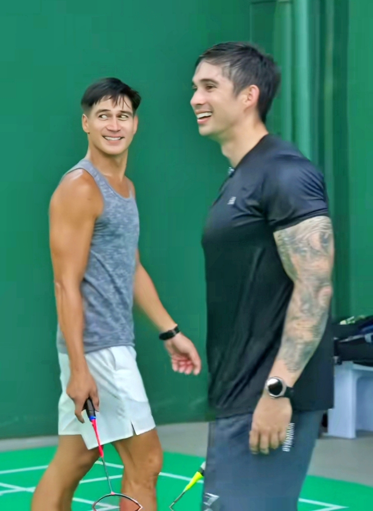Piolo Pascual Badminton Game w/ Oliver Moeller Elicits Reactions | PhilNews
