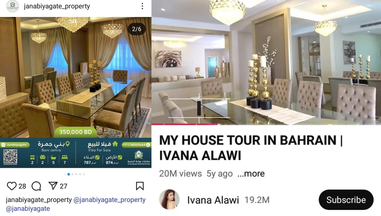 Ivana Alawi Bahrain House Featured In Vlog Is For Sale | PhilNews