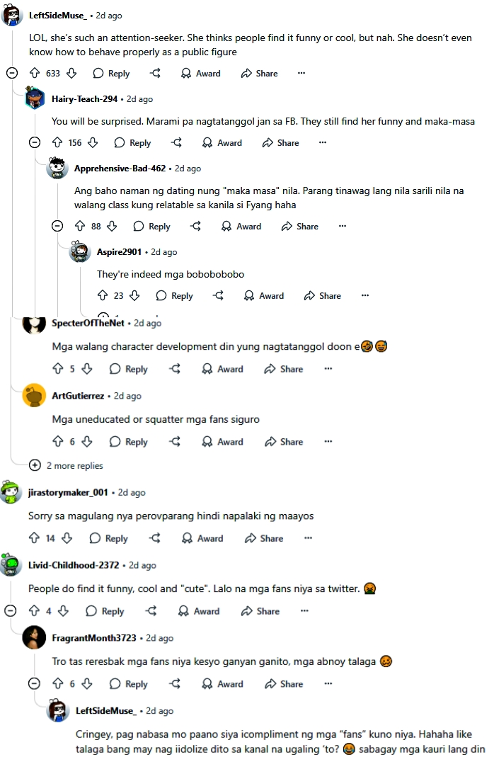 Fyang Smith Unexpected Gesture On Stage Earns Negative Comments | PhilNews