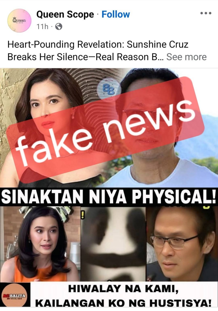 Sunshine Cruz Slams Fake News About Her & Atong Ang | PhilNews