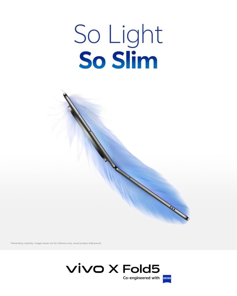 So Light, So Strong: vivo X Fold5 arriving this August | PhilNews