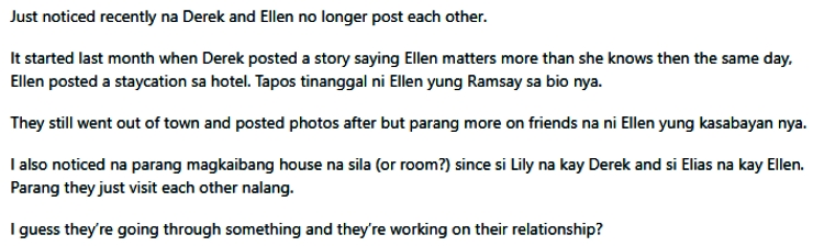 Derek Ramsay, Ellen Adarna Going Through A Problem? | PhilNews