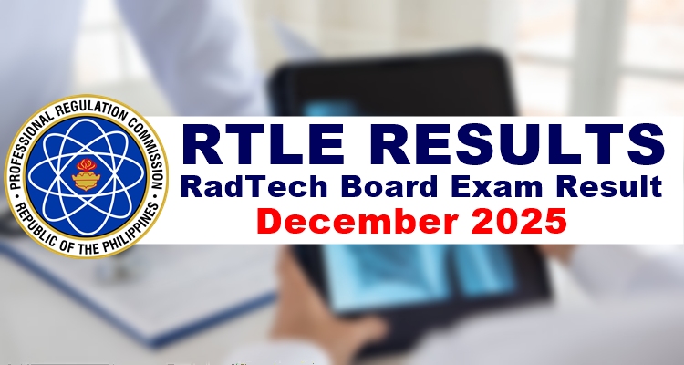 RadTech Board Exam Result December 2025 Just Released | PhilNews
