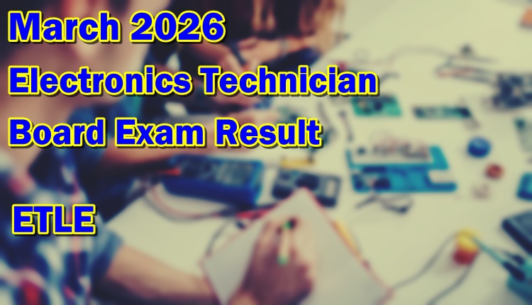 Electronics Technician Board Exam Result March 2026 | PhilNews