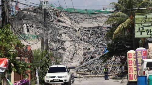 Horror in Pampanga as 9-Storey Building Suddenly Crashes Down | PhilNews