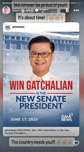 Bianca Manalo Says She's Proud Of Win Gatchalian As New Senate ...