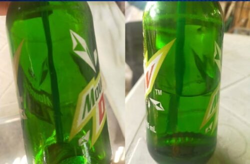 Customer Upset After Finding Bottle Cap Inside Finished Soft Drink in ...